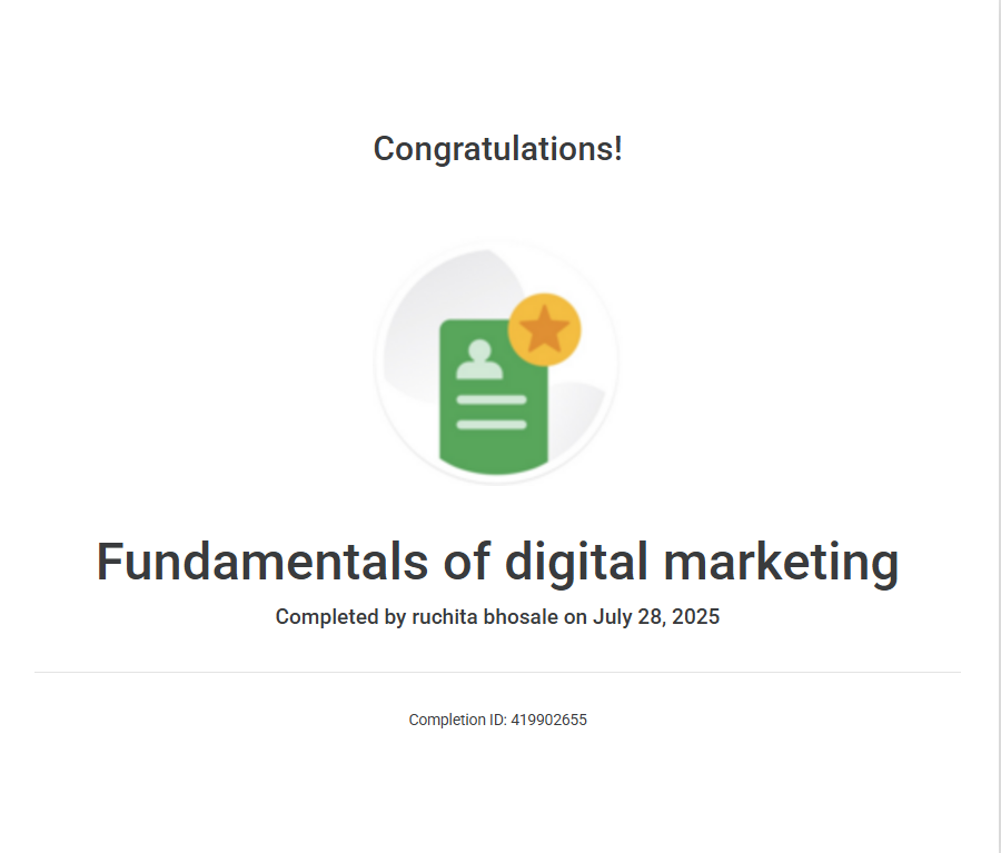 Ruchita V Bhosale — Portfolio